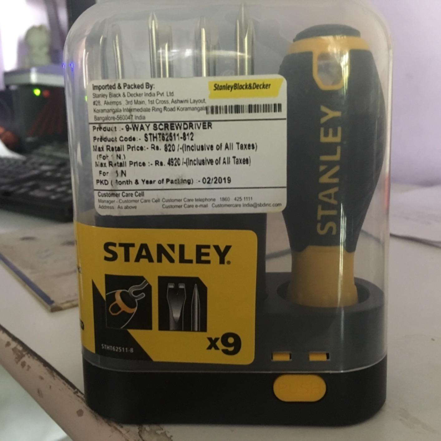 Ingco AKISD0901 9Pcs Interchangeable Screwdriver (1 Set) : Amazon.in ...