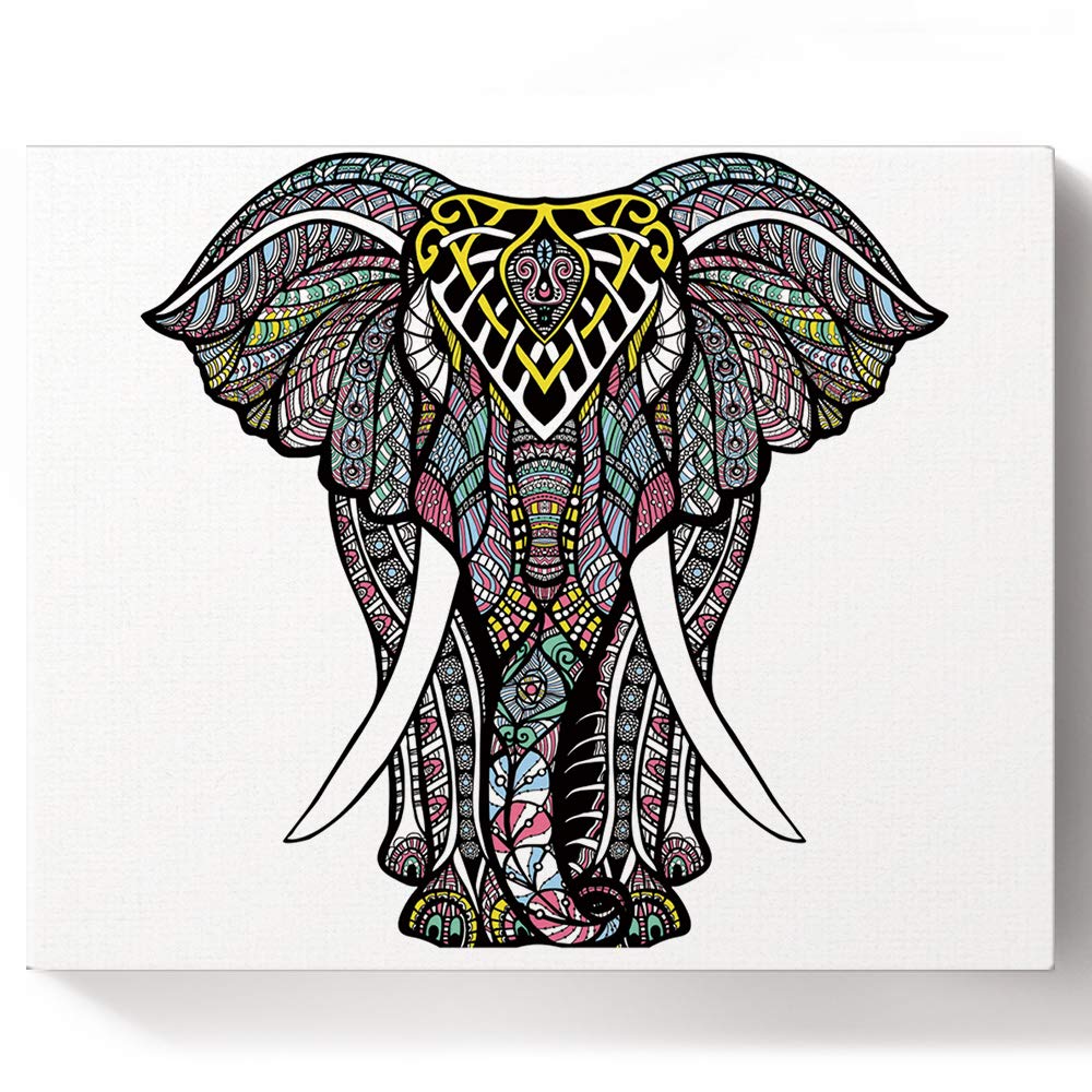 Boho Elephant Art