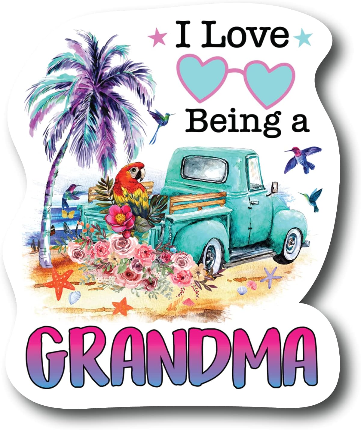 Amazon.com: Cool Grandma Funny Decal Vinyl Sticker Auto Car Truck Wall ...