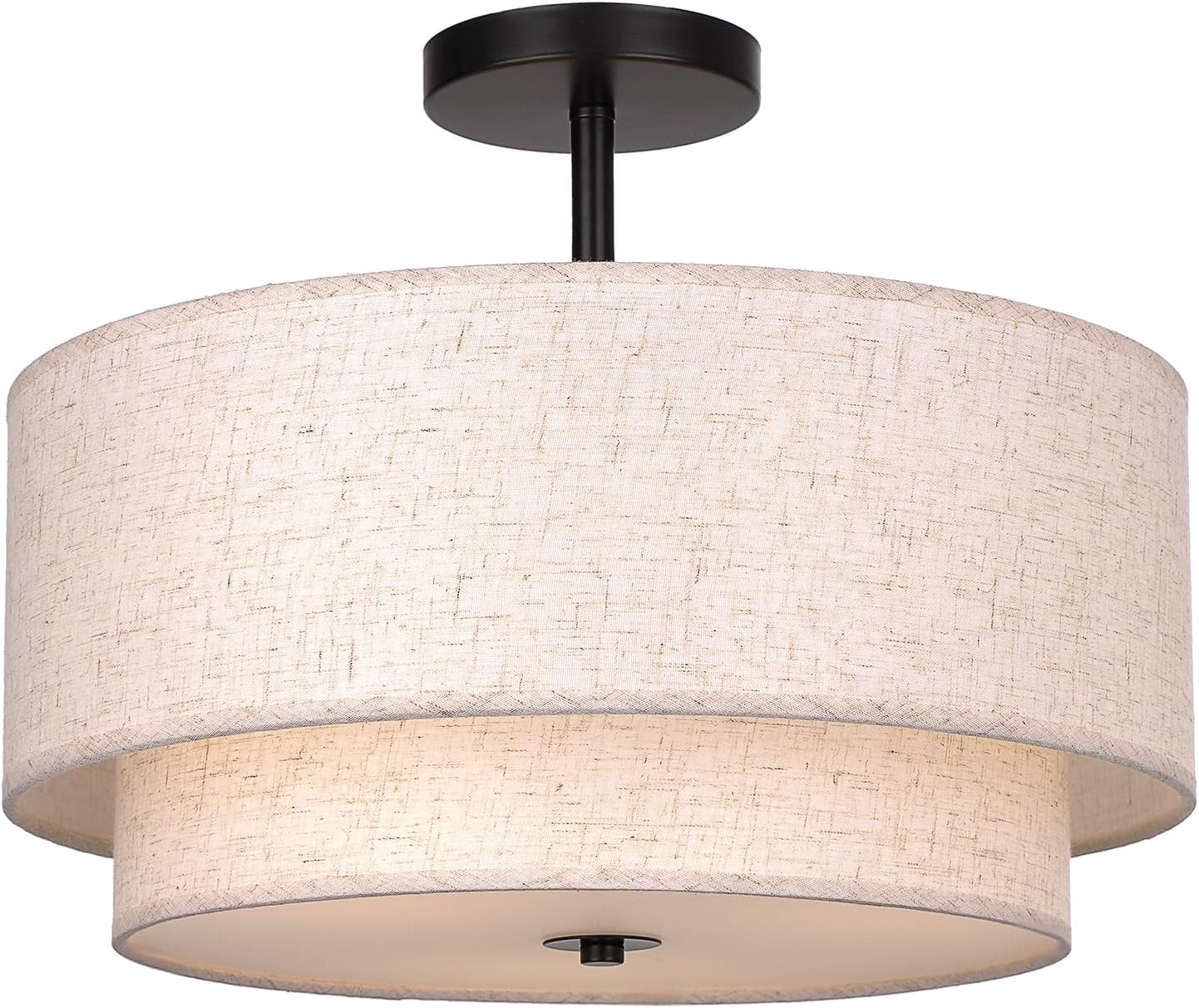 FRIDEKO HOME Ceiling Light Fixture-15.7 inch Light Fixtures Ceiling ...