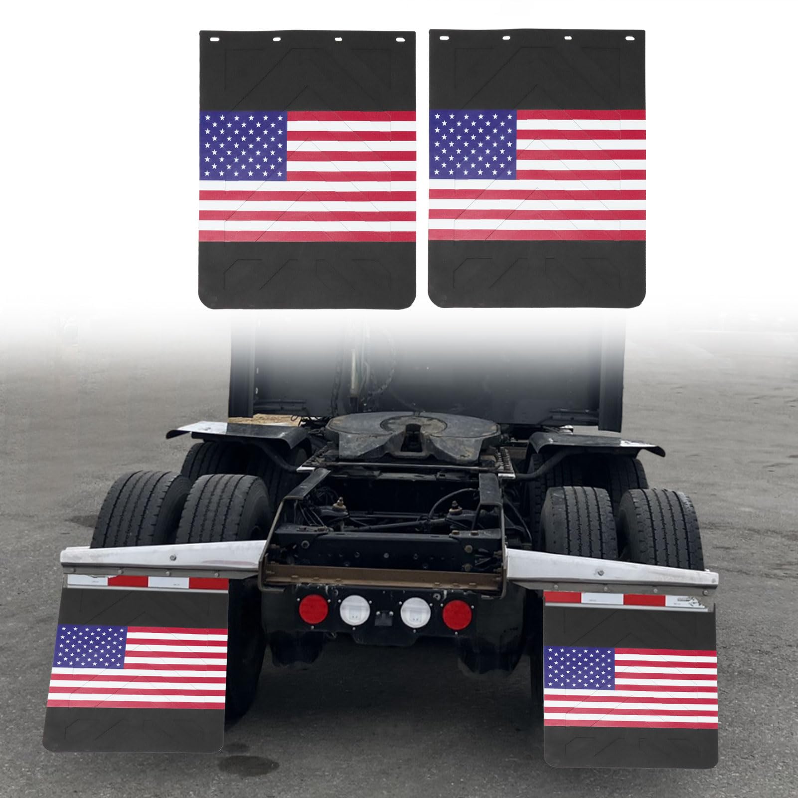 Heavy Duty Rubber Mud Flaps American Flag Mud Flaps For Semi Trucks ...
