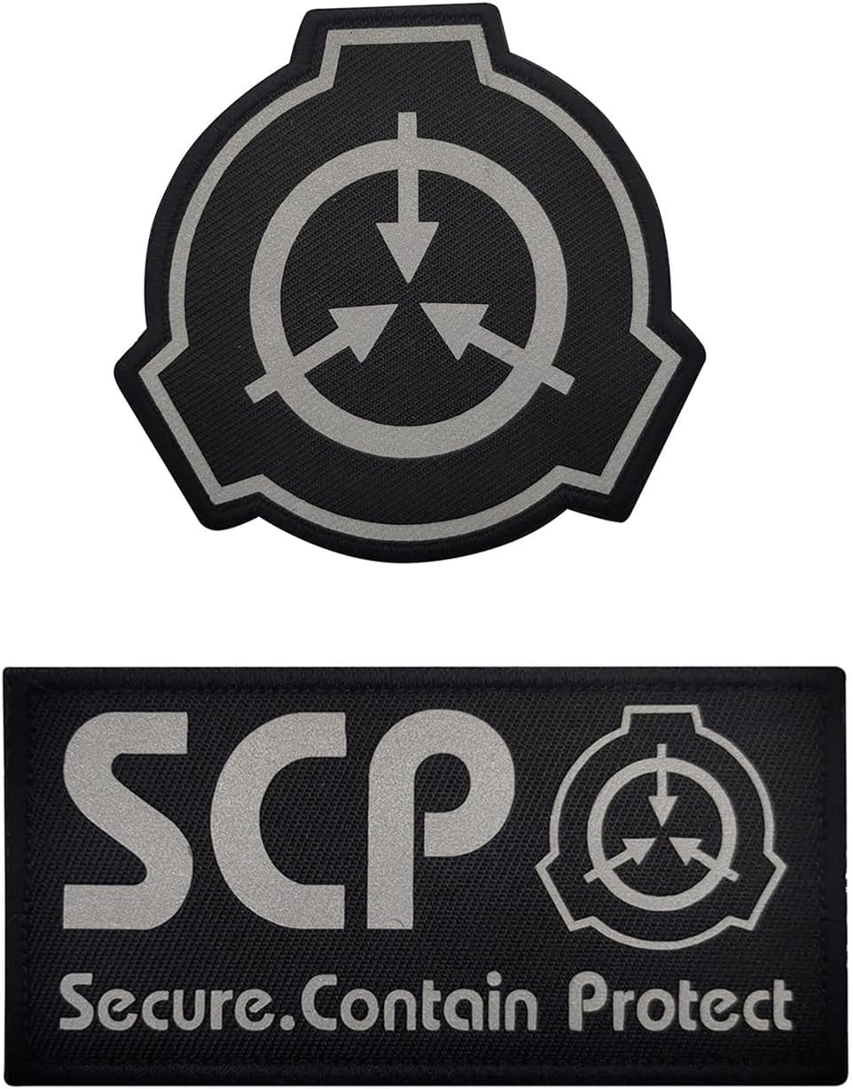 Amazon.com: lkLiovaha 2-Pack Reflective SCP Patch, Special Containment ...