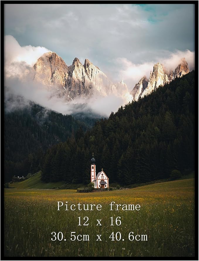 Amazon.com - Giftgarden 12x16 Picture Frame Black, Fit 30x40cm Diamond ...
