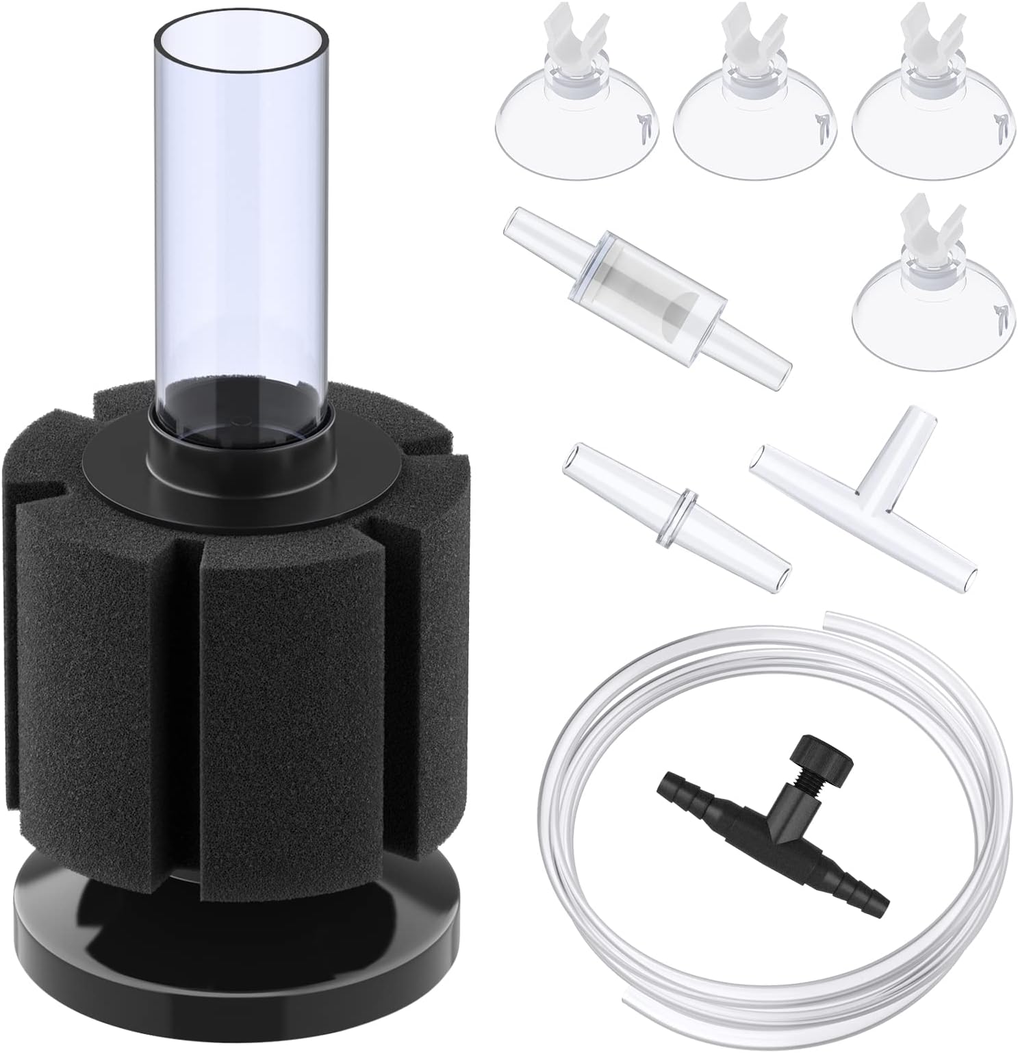 FuninCrea Portable Aquarium Filter, Internal Purifier Fish Tank Filter ...