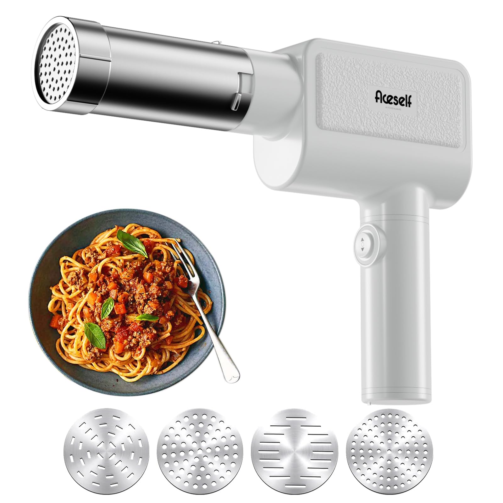 Amazon.com: Pasta Maker, Portable Electric Pasta Maker Machine, All-in ...