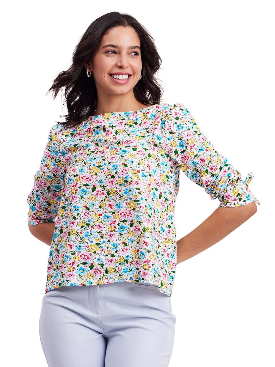 Buy FableStreet Boat Neck Top - Multicolour (TP670MULT-XS) at Amazon.in