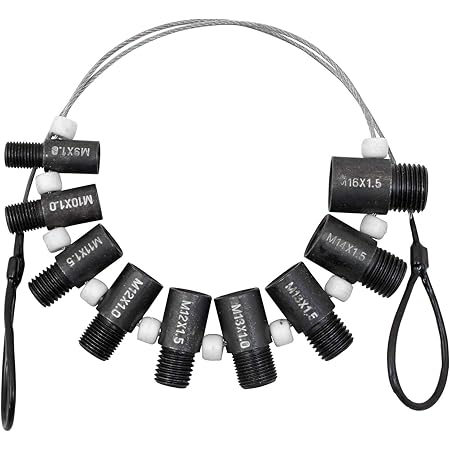 Amazon.com: 4LIFETIMELINES Metric Brake Line Fitting Thread Size Gauge ...