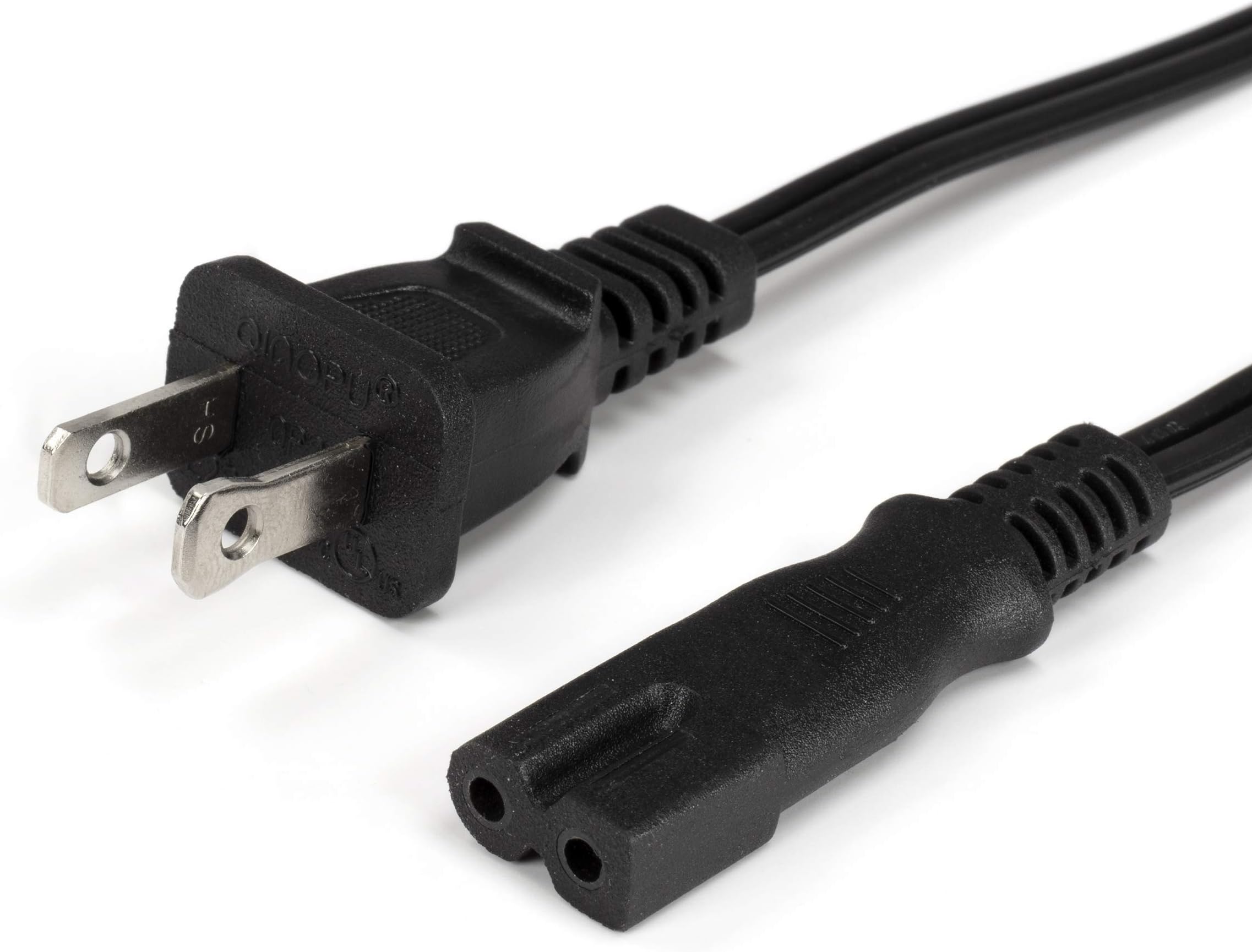 Amazon.com: THE CIMPLE CO Polarized 2 Prong Power Cord with Copper Wire ...