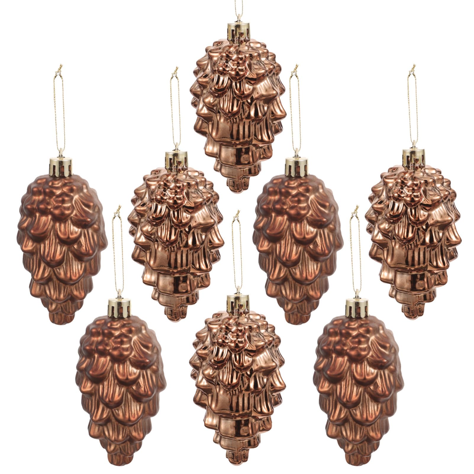 Amazon.com: ABOOFAN 8 Pcs Christmas Pinecone Ornament Fall Hanging Pine ...