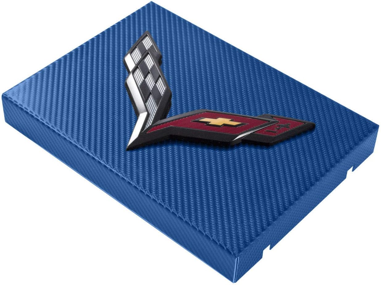 Amazon.com: C7 Corvette Blue Carbon Fiber Wrapped Fuse Box Cover ...