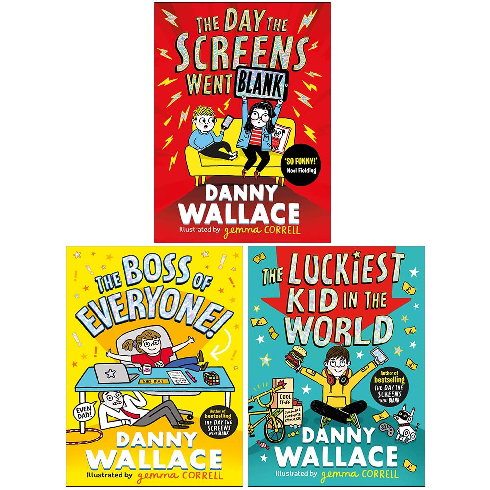 Danny Wallace Collection 3 Books Set (The Day the Screens Went Blank ...