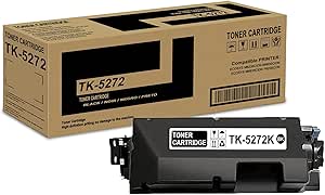 Amazon.com: pgisoxt 1 Pack TK-5272K 1T02TV0US0 Black Toner Cartridge High Yield Compatible TK ...