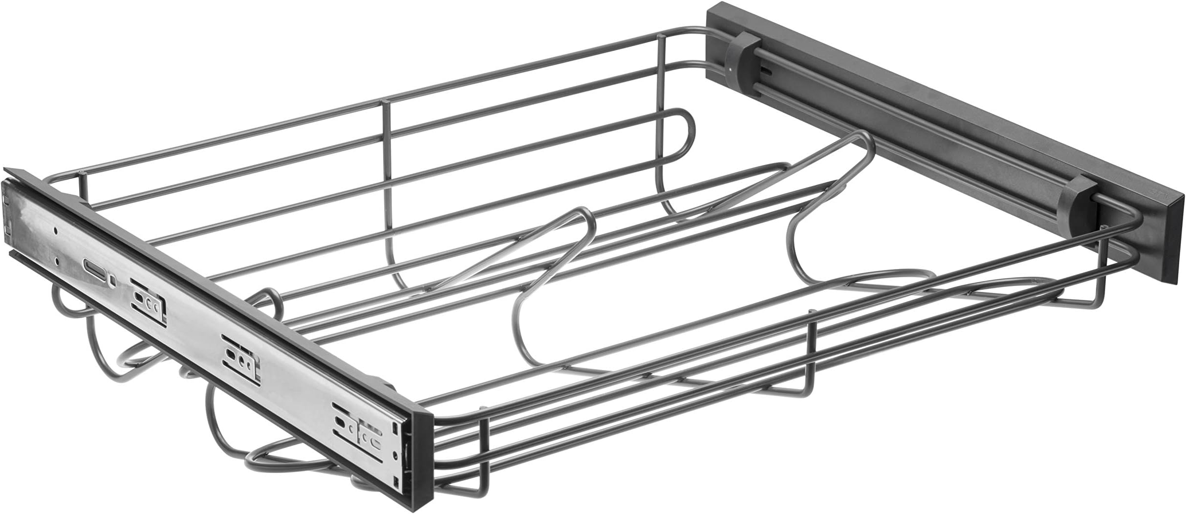 GTV Soft close pull out wardrobe wire basket, Shoe rack, Trouser drawer ...