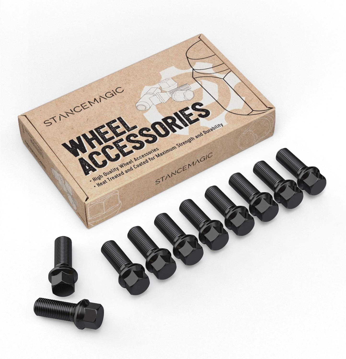 Amazon.com: Volkswagen Wheel Bolt Audi VW Audi A3 Cabriolet S3 ...