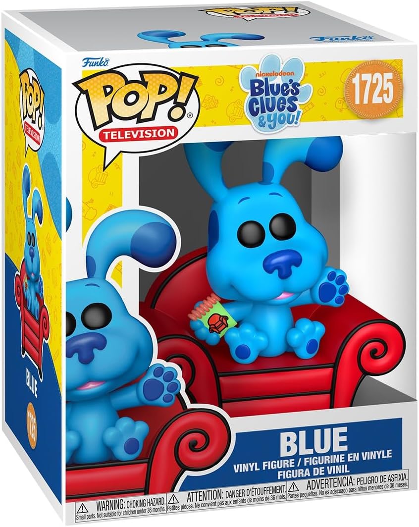 Amazon.com: Funko Pop! Television: Blues Clues - Blue - Collectable ...
