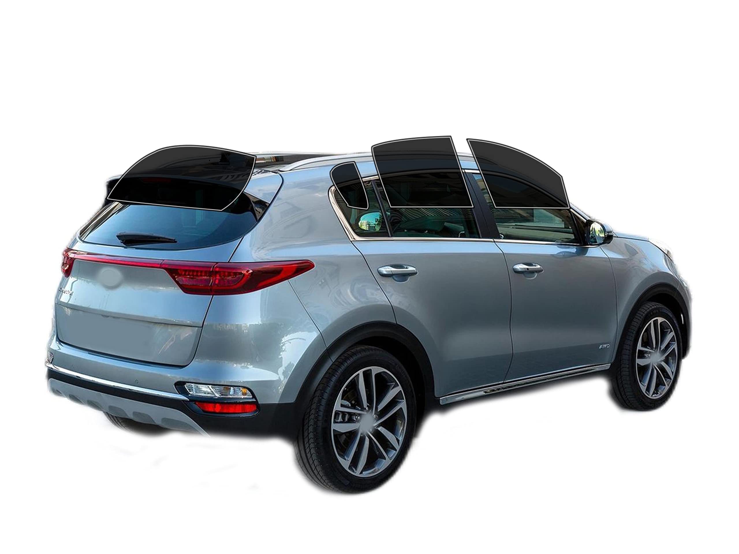 5 Percent Tint Aazon.co: AUTOTEK Precut Windows Tint Fil Front ...