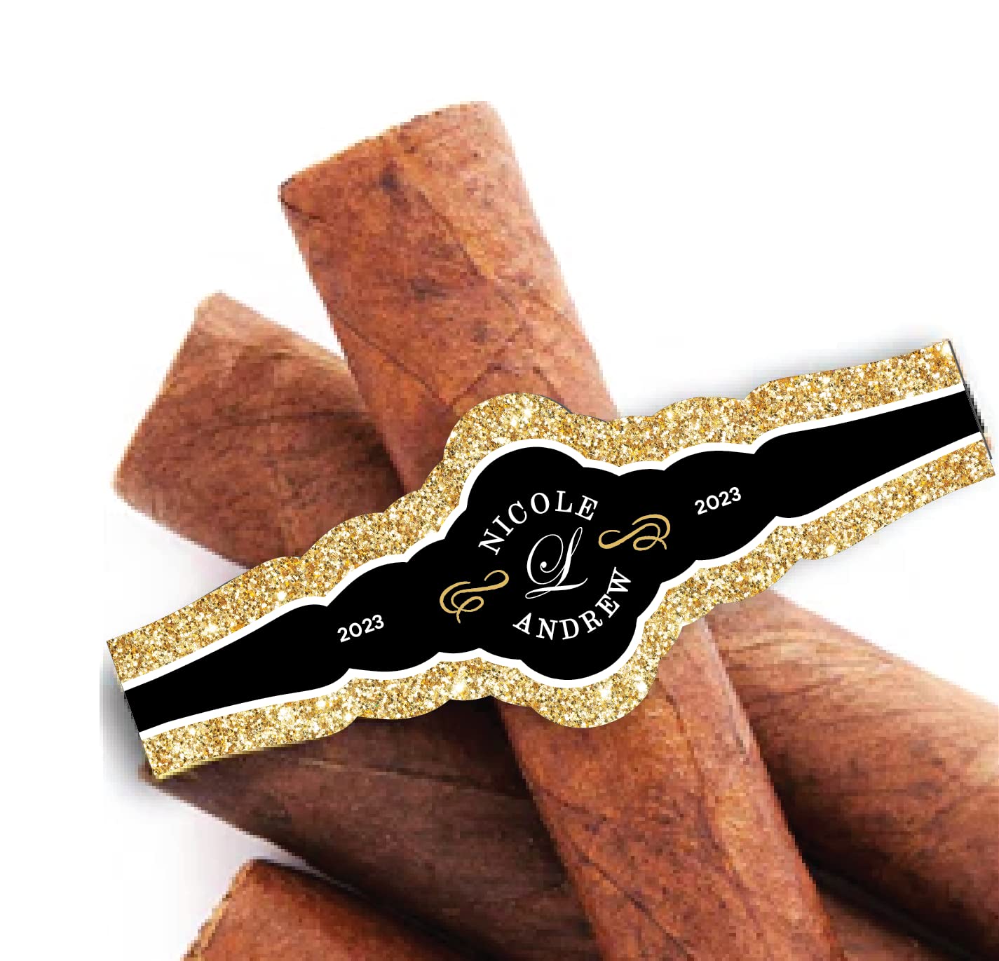 Amazon.com: Custom Wedding Cigar Labels, Set of 16, Cigar Bands, Cigar ...