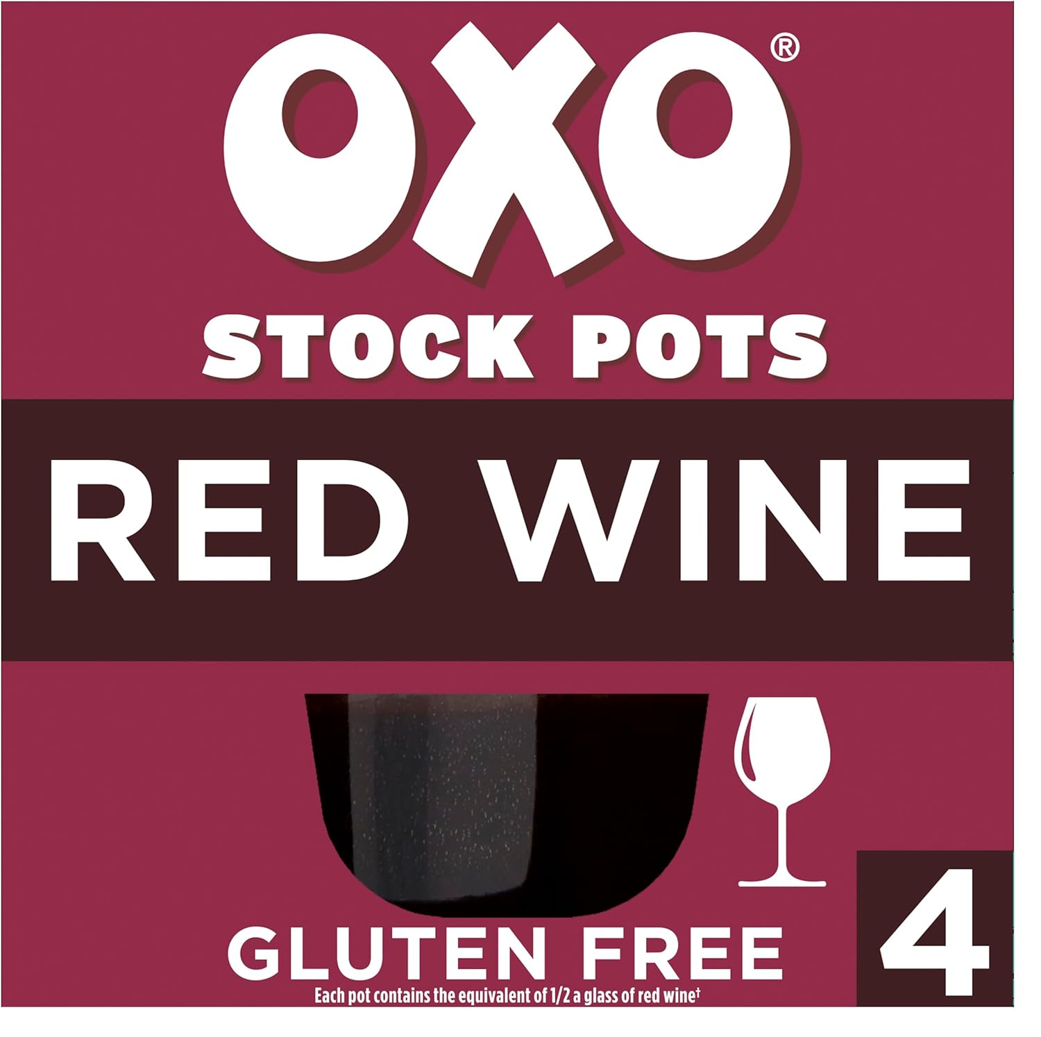 OXO Red Wine Stock Pots – Rich & Flavoursome Blend, Gourmet Base for ...