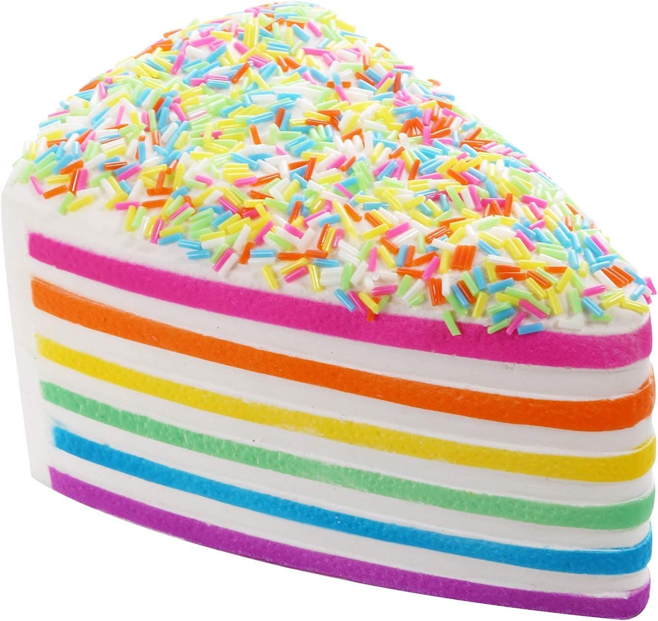 Amazon.com: Anboor 5.8 Inches Squishies Cake Rainbow Jumbo Slow Rising ...