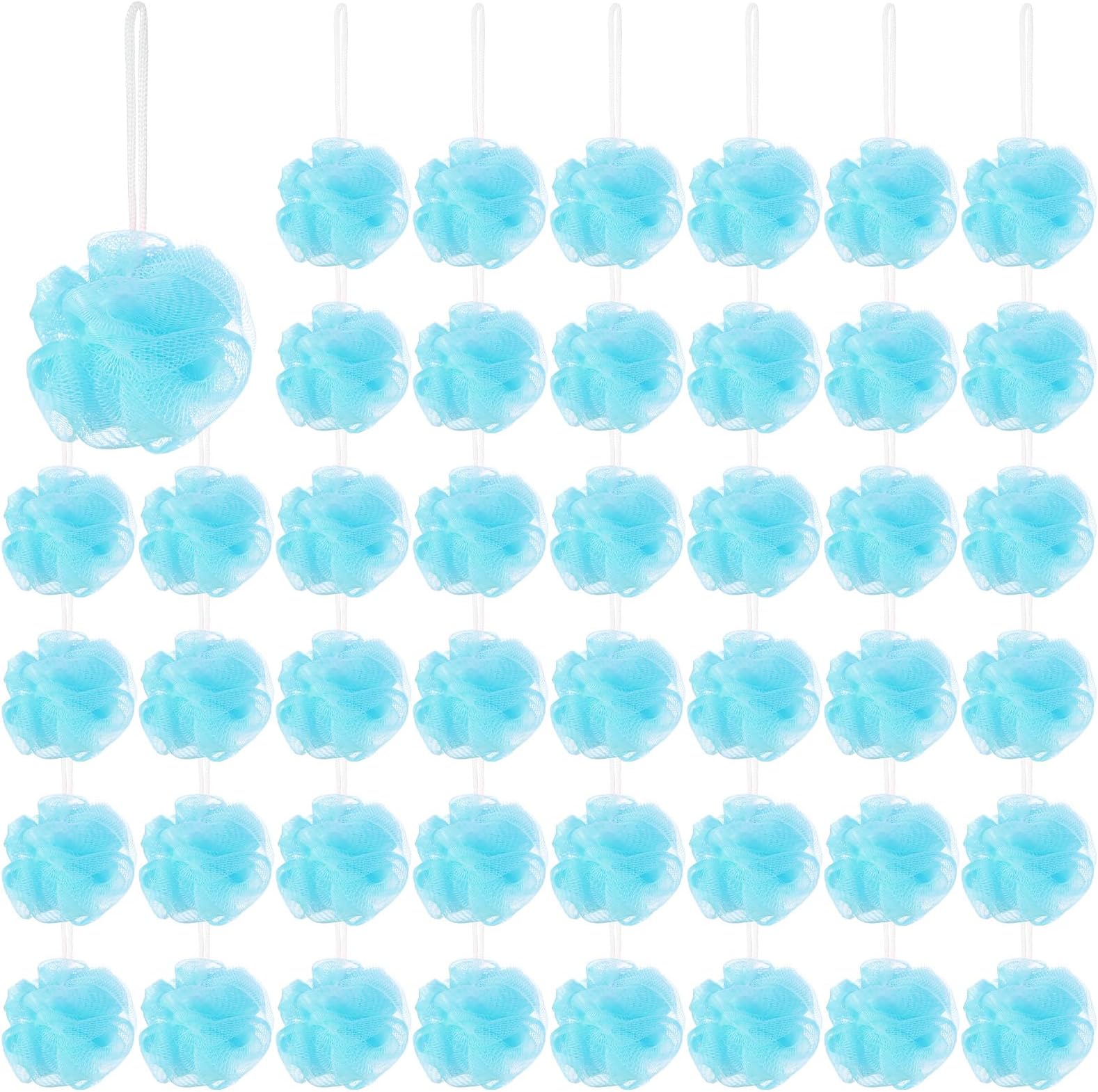 Amazon.com: Suttmin 50 Pcs Loofah Sponge Bulk Mini Shower Sponge 3 Inch ...