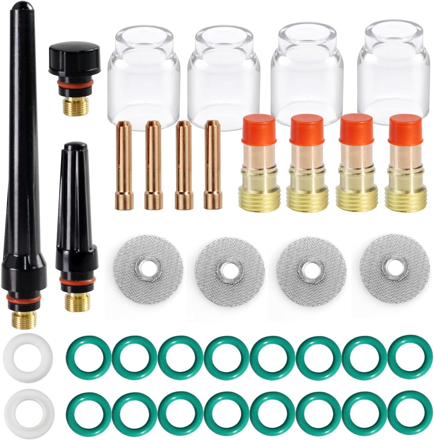 GerioieTIG Torch Glass Cup, Welding Torch Accessories, TIG Gas Lens ...