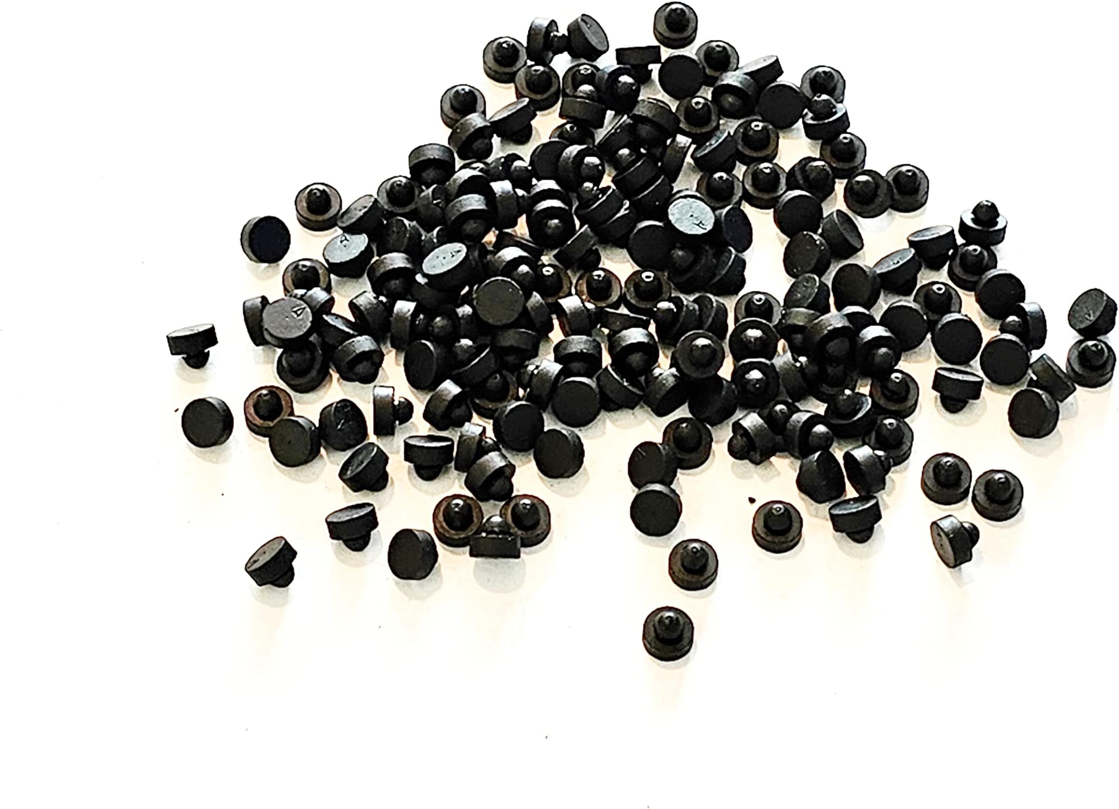 Amazon.com: Lot of 25 Push-in Rubber Bumper Feet Tight Grip Stem ...