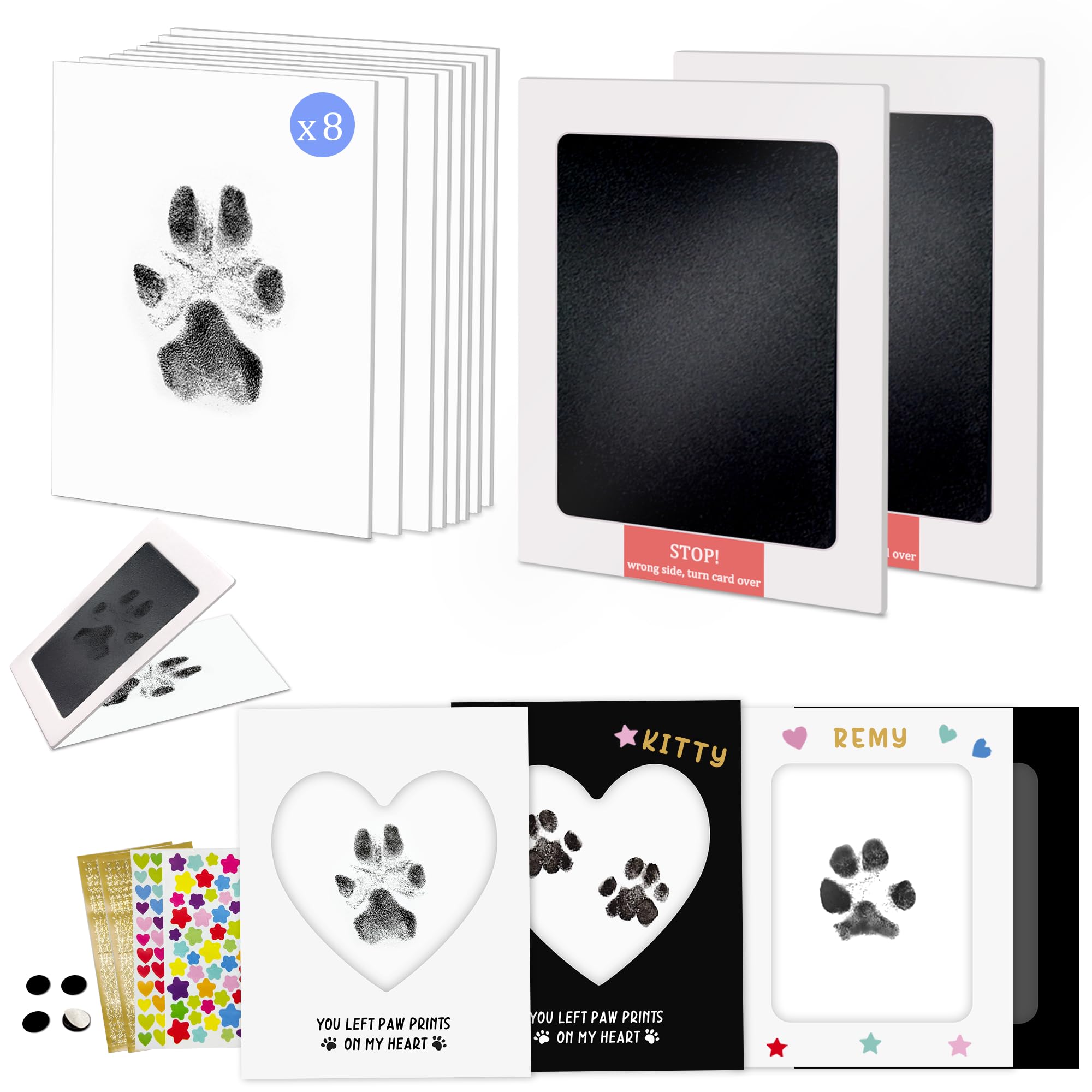 Amazon.com : MYPAWLETS Paw Print Kit,Clean Touch/Inkless Ink Pad for ...