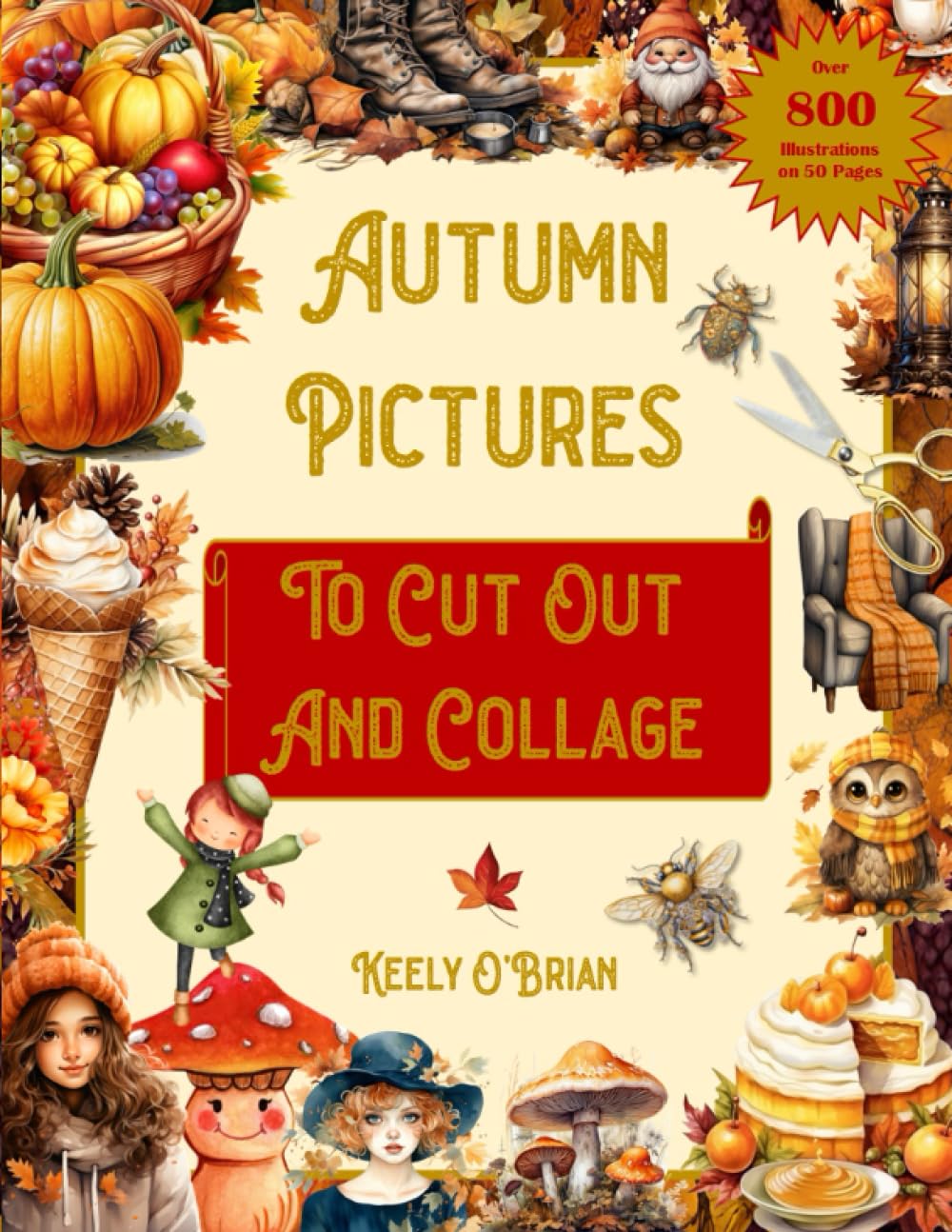 Autumn Pictures To Cut Out and Collage - Over 800 Images on 50 Pages ...