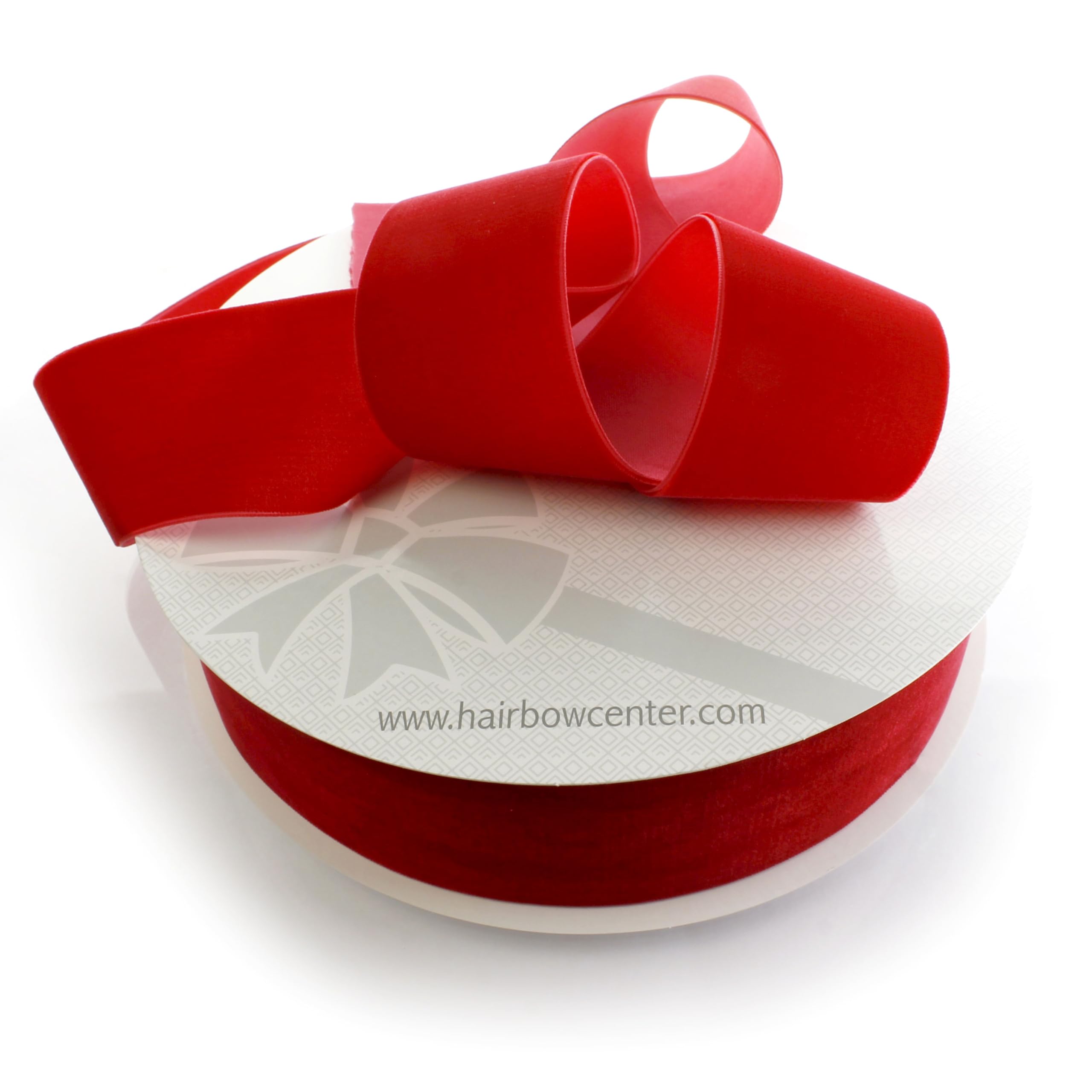 Amazon.com: 2" Velvet Ribbon Red 5 Yards HairBow Center