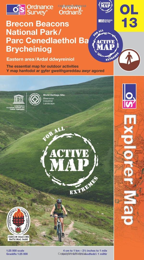 Brecon Beacons National Park - Eastern Area (OS Explorer Map): Ordnance ...