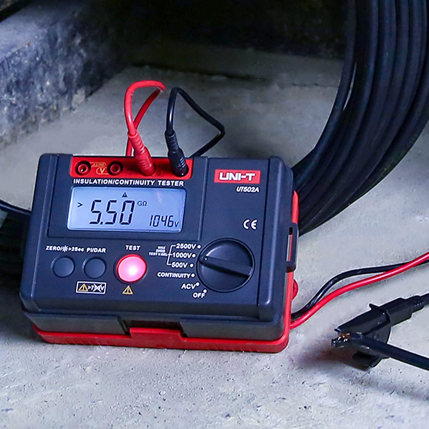 Snapklik.com : UNI-T 2500V Insulation Megger Tester Megohmmeter, Ground ...