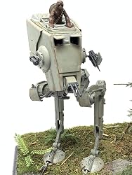 Amazon.com: Bandai AT-ST 1/48 Scale Star Wars All Terrain Scout ...