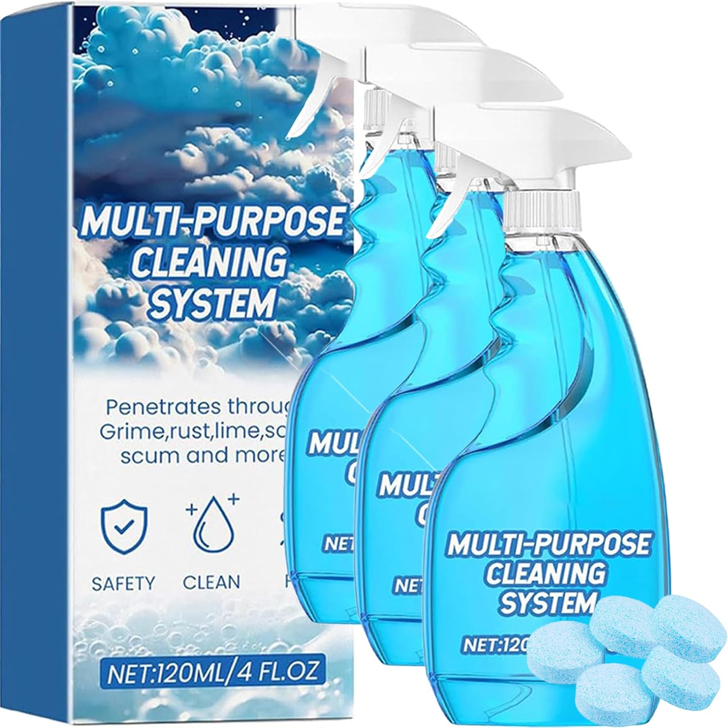 Amazon.com: Splash Spray Tablets & Spray Bottle, Splash Foam Spray All ...