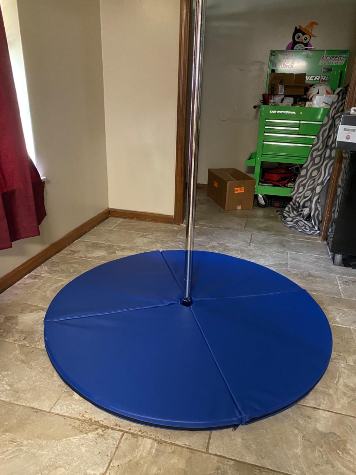 $15/mo - Finance Tangkula Pole Dance Mat Foldable Yoga Exercise Safety ...