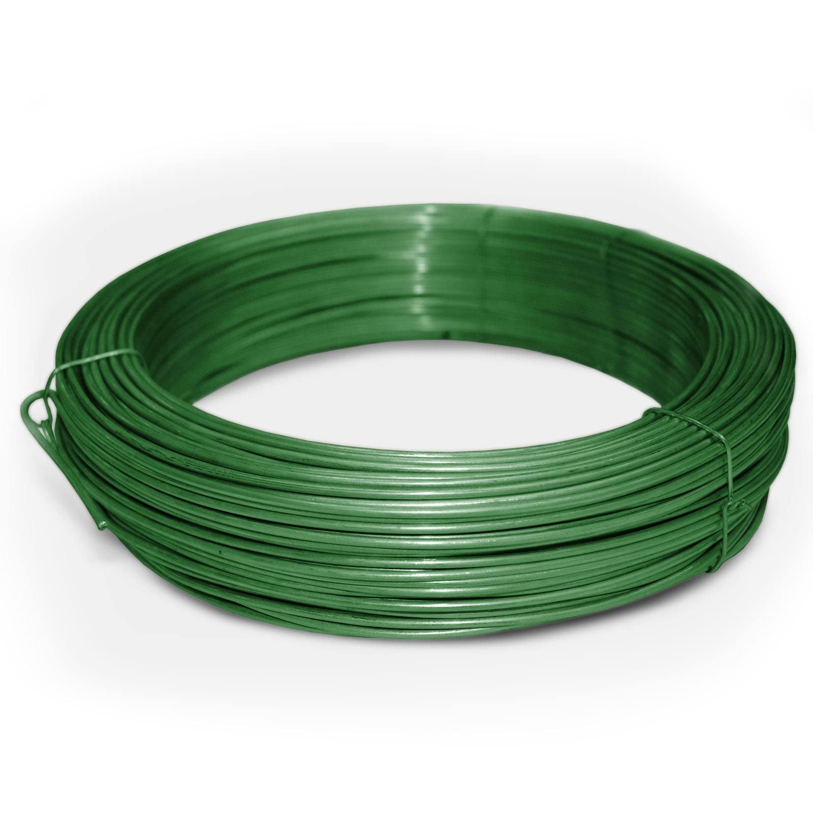 Buy FLODI. Galvanised, PVC Coated Garden Wire, Green, 3.1 mm (110 m ...