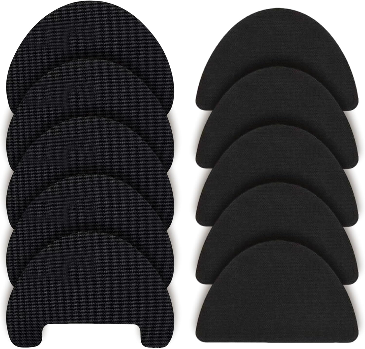 10-Pack Toe Guards for Shoes - Black Shoe Repair Patches, Crease ...