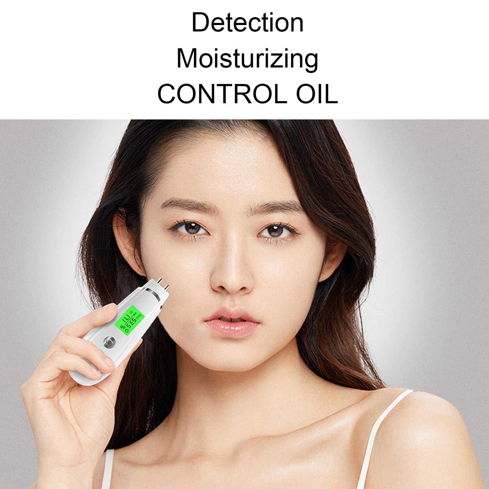 Skin Detector, Facial Moisture Tester Detector Skin Oil Content ...