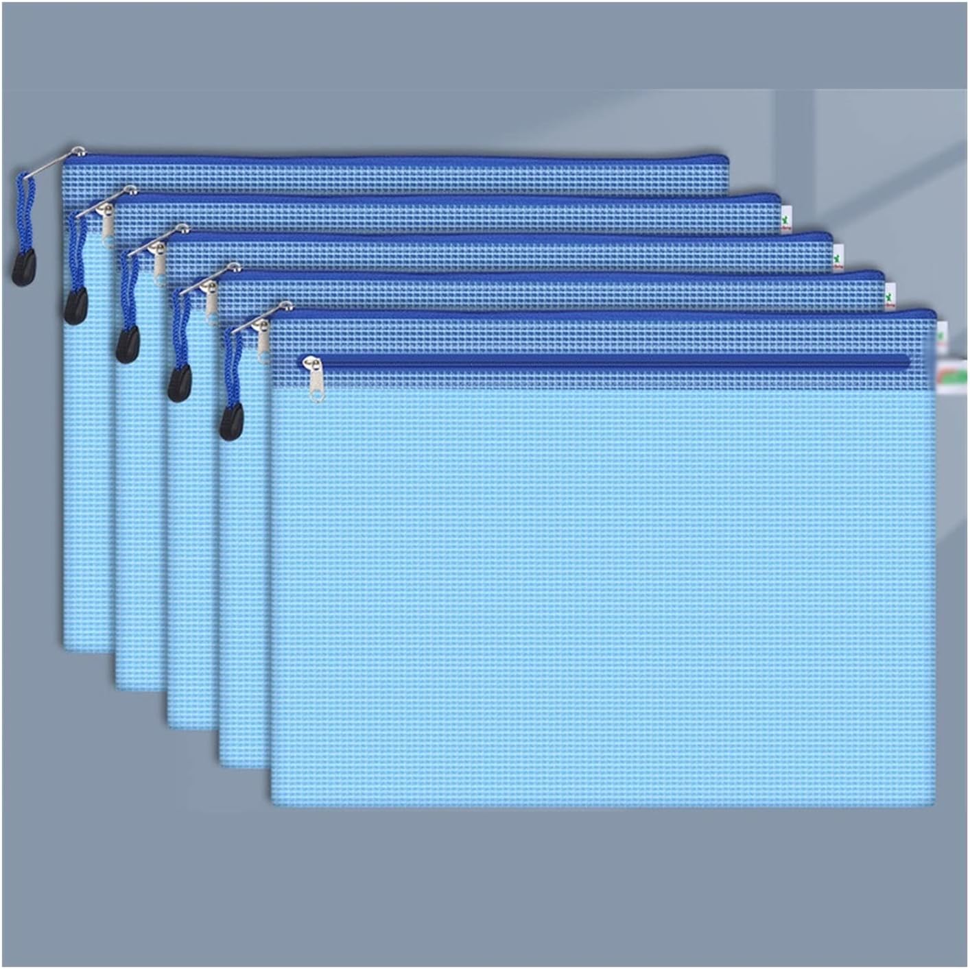 Amazon.com : A4 A5 B5 D File Bag Mesh Bag Zipper Bag PVC Transparent ...