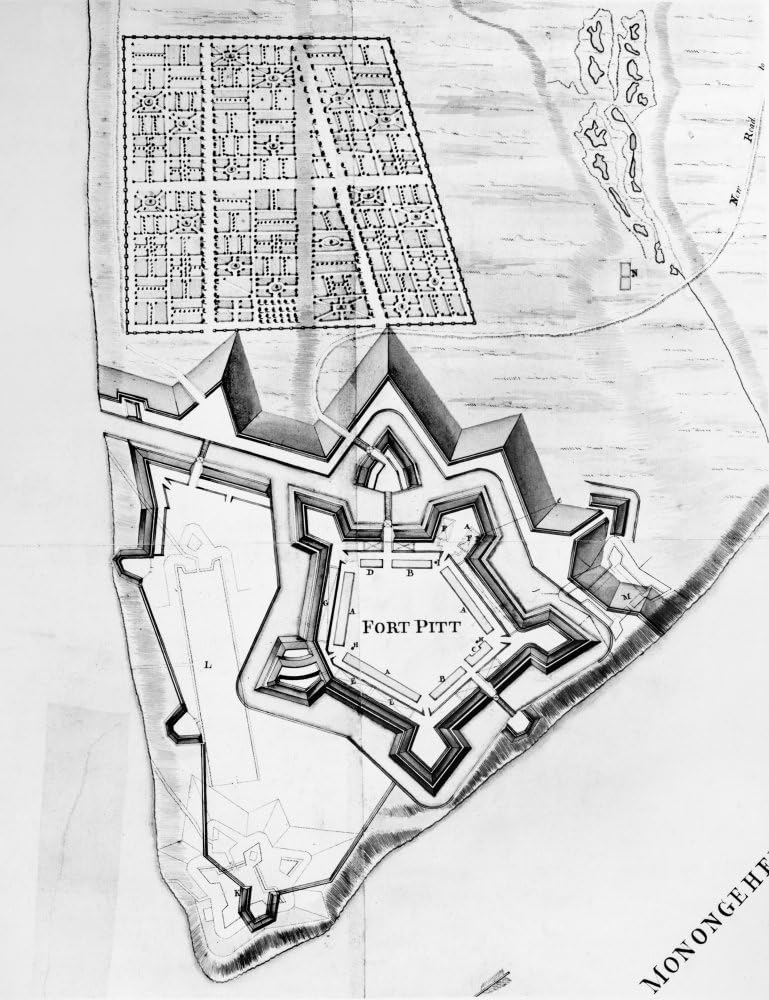 Fort Pitt 1761 Nenglish Plan Of Fort Pitt Built By The British On The ...