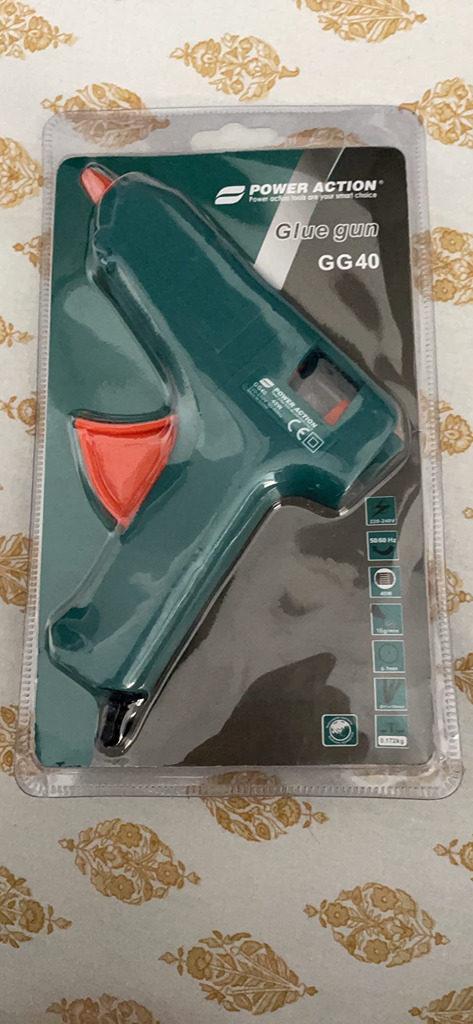 Sulfar Power Action GG40 Glue Gun, 40W Hot Melt Dispensing Glue Gun ...