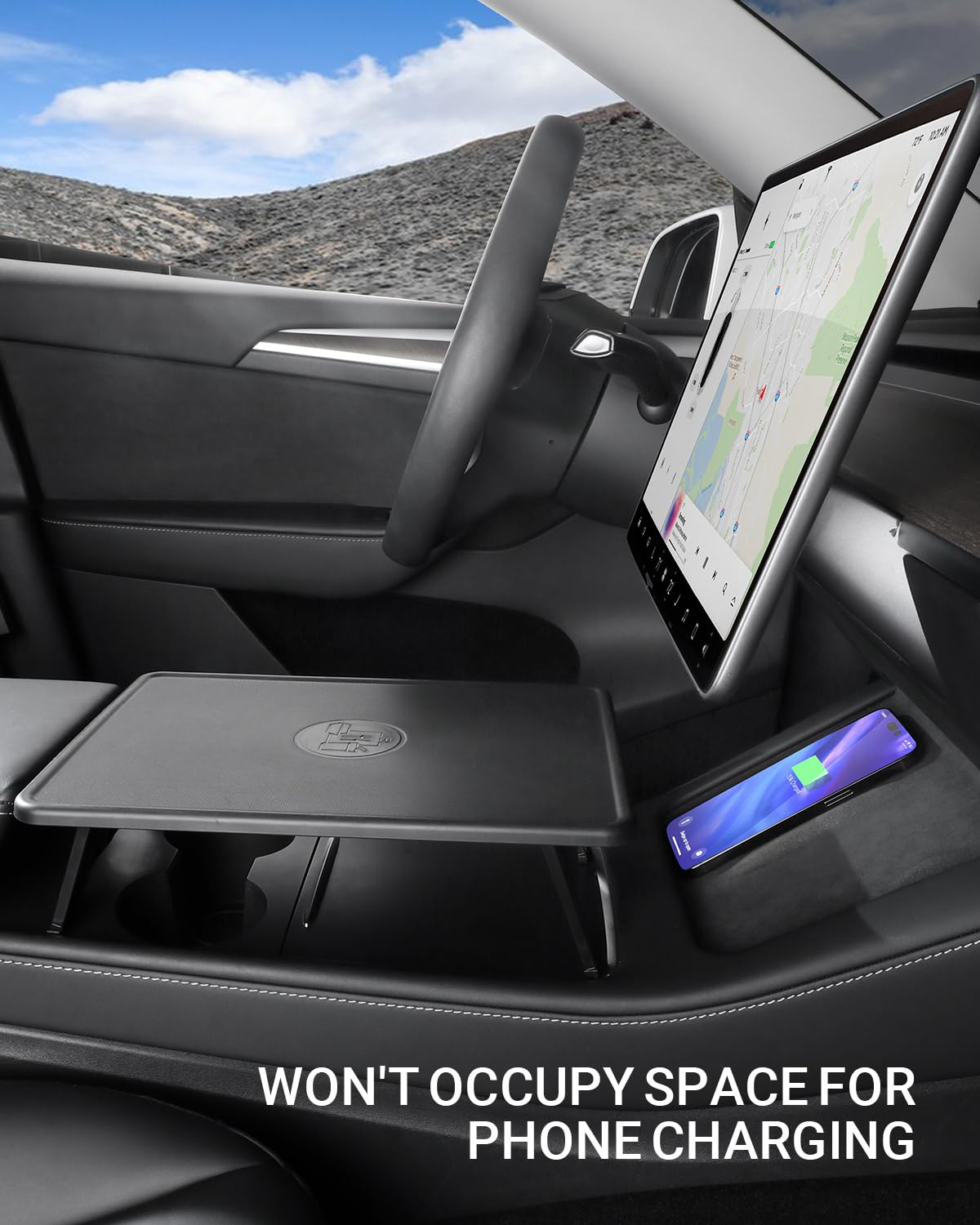 Snapklik.com : BASENOR Tesla Model 3 Model Y Center Console Table Tray ...