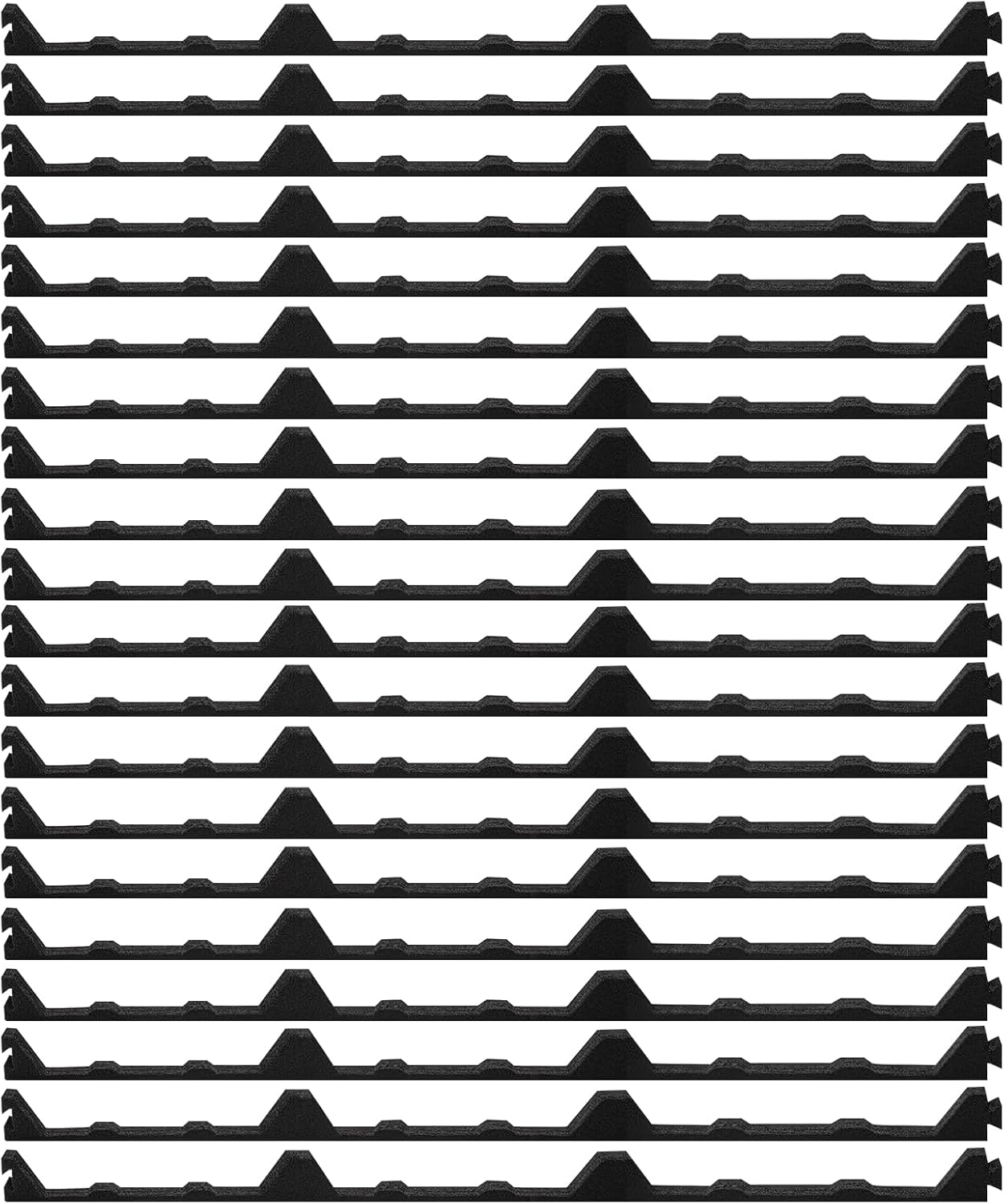 Sthovd 12 in Inside Classic Rib Profile Foam Closure Strips for Metal ...