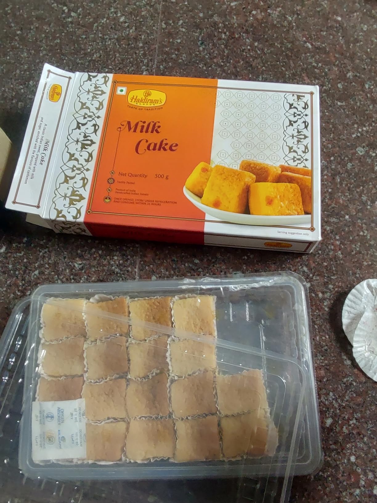 Haldiram's Milk Cake 200 g x 2 | Rich And Creamy | Premium Handcrafted ...
