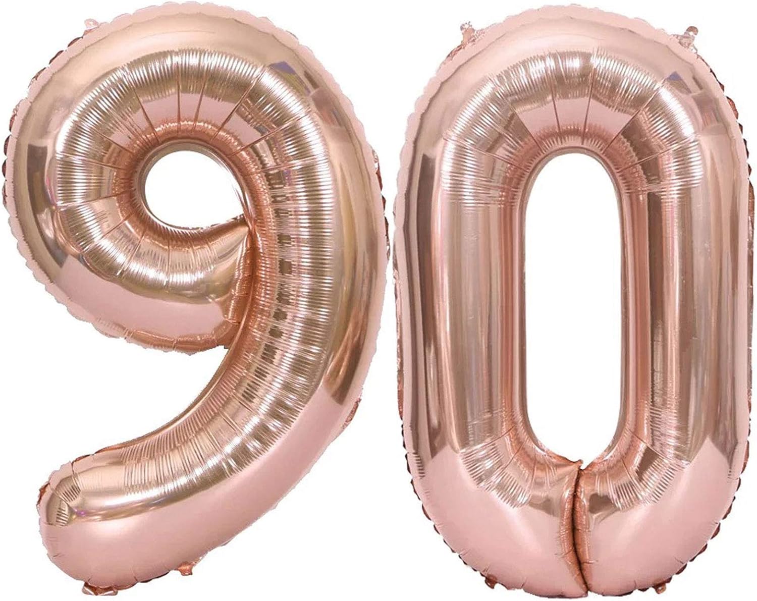 Amazon.com: 40 Inch Large Number 90 Balloon Foil Balloons Jumbo Foil ...