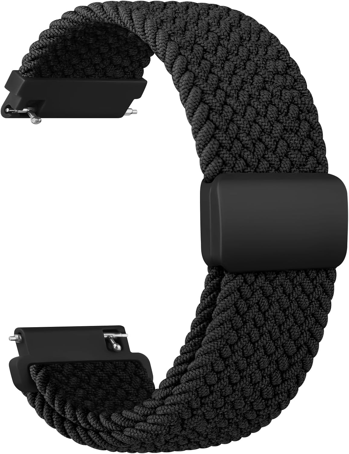 Braided Stretchy Nylon Strap Compatible with Garmin Vivoactive 4, Venu ...
