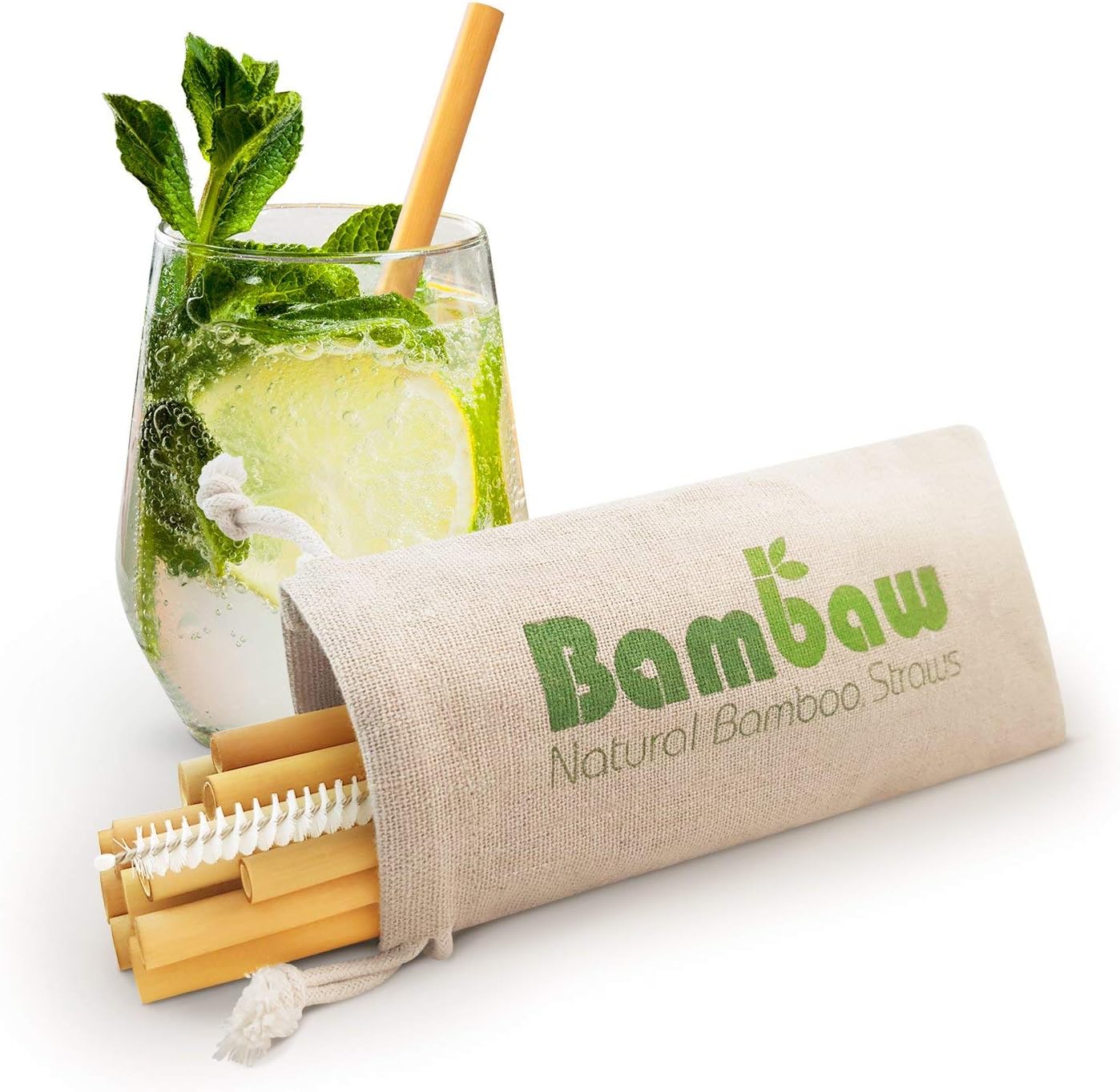 Amazon.com: Panda Straws: Reusable Bamboo Straws, High-End, BPA free ...