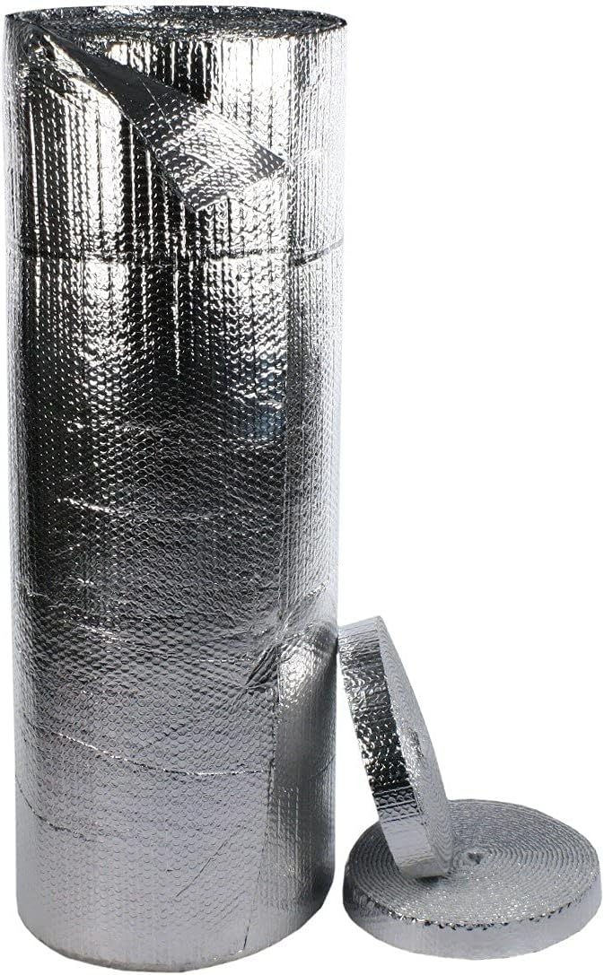 EcoFoil R-8 AC Duct Insulation Wrap 48" x 50', HVAC Insulation Wrap for ...