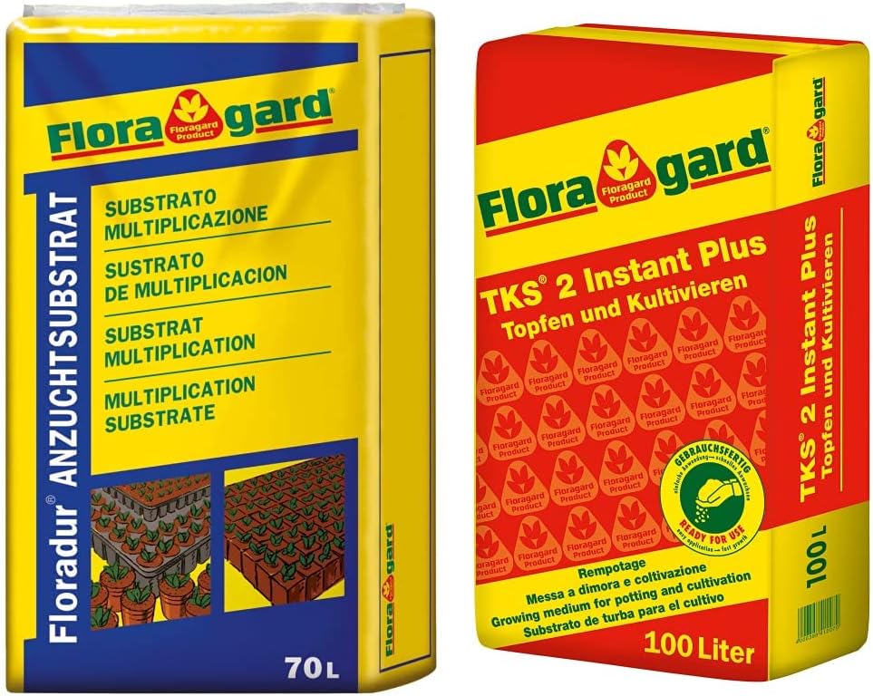 Floragard Grow Mix 1 Anzucht- und Aussaaterde mit Perlite 70 Liter ...