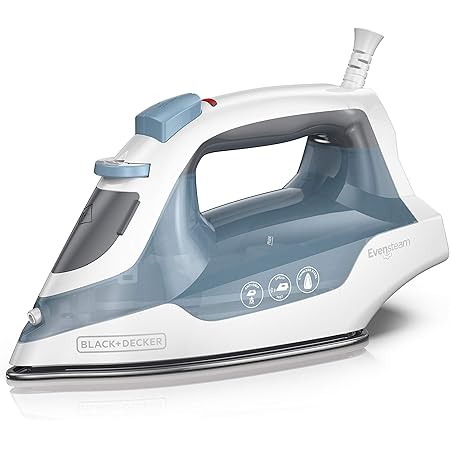 Amazon.com: BLACK+DECKER Easy Steam Compact Iron, IR40V , Blue 10.4 x 5 ...