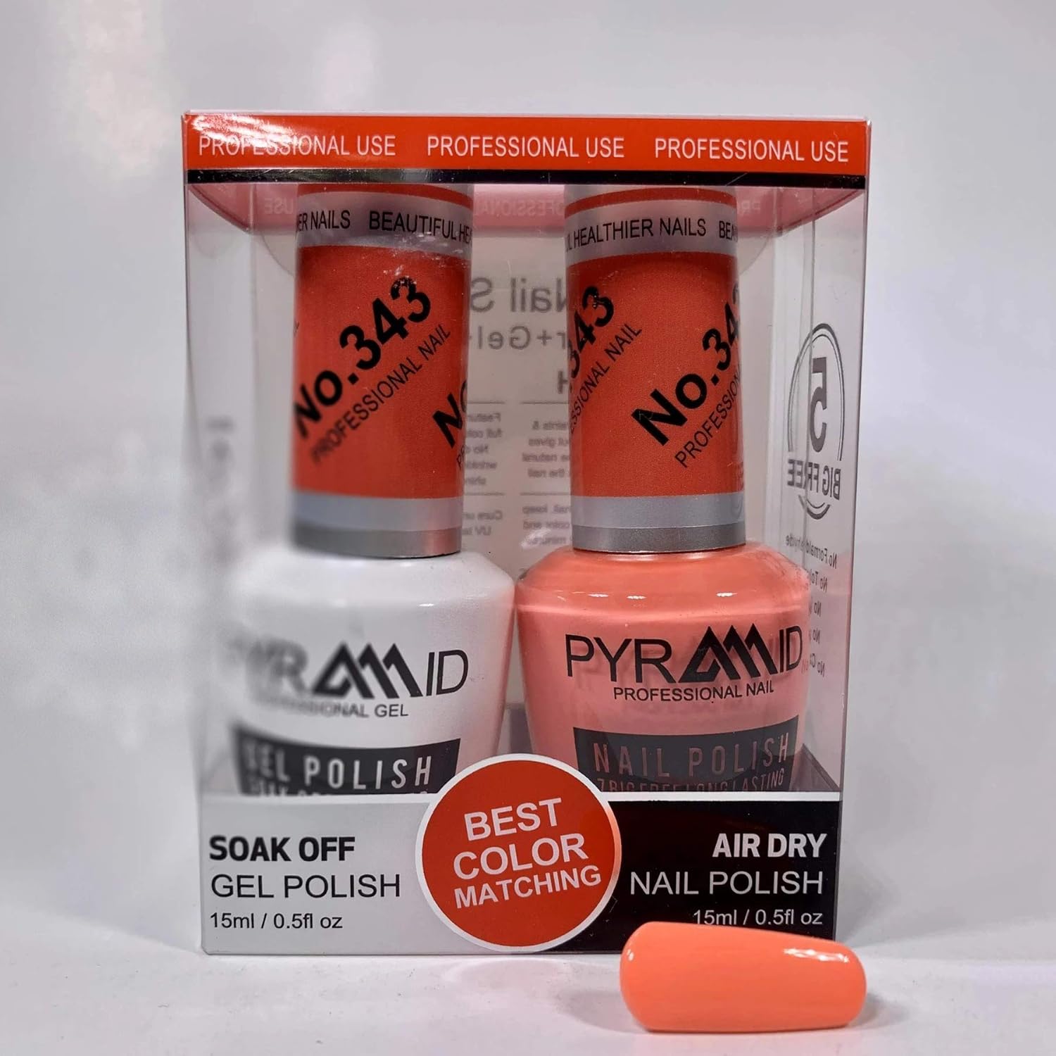 Amazon.com : Pyramid - 100% Pure Gel Nail Polish 0.5 fL Oz (343 ...